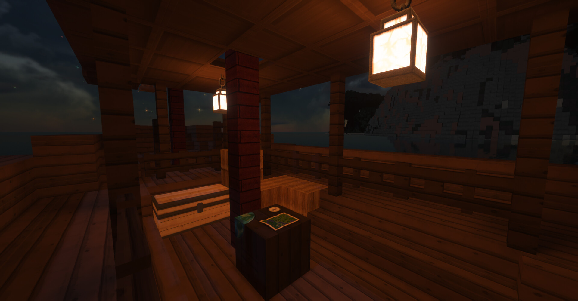 Japanese Junk Ship Minecraft Map