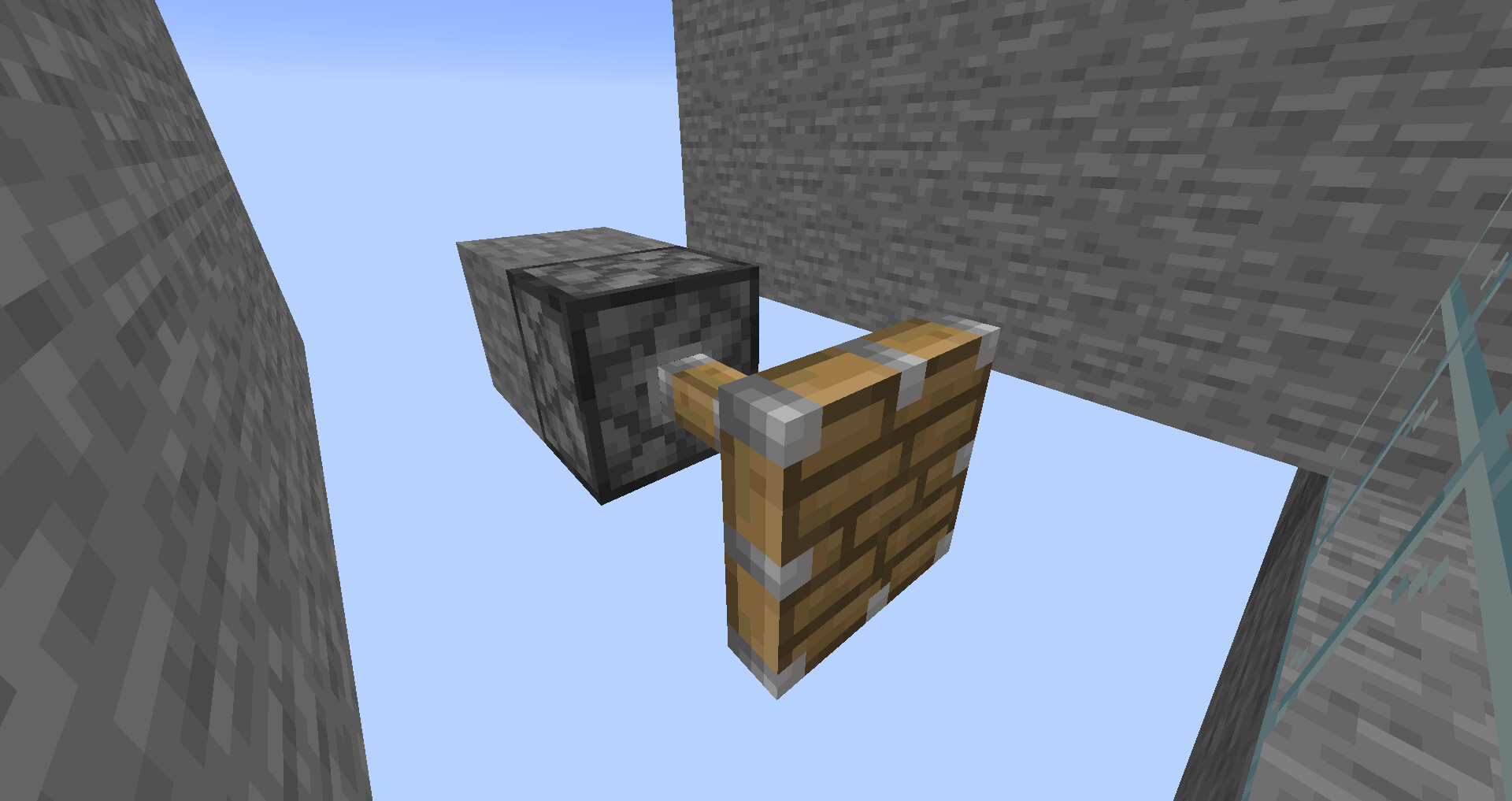 A piston without redstone - MINECRAFT GLITCH Minecraft Map