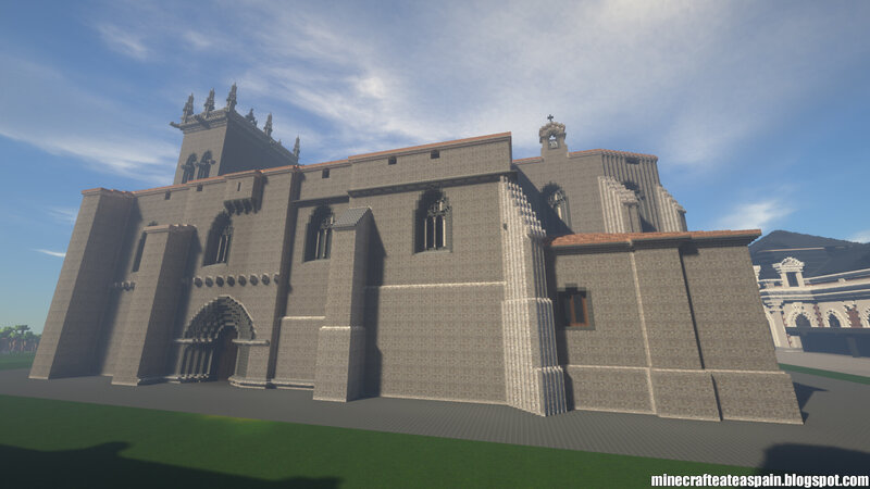 Minecraft replica of the Church of Villegas, Burgos, Spain. Minecraft Map