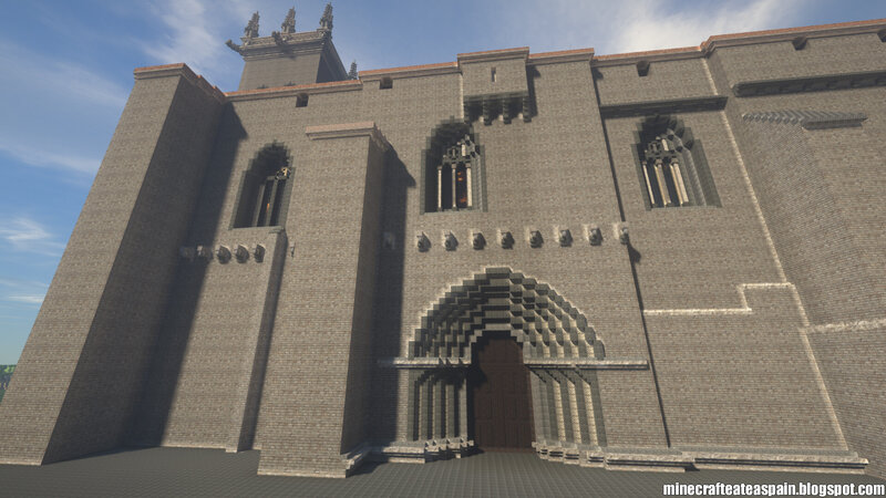 Minecraft replica of the Church of Villegas, Burgos, Spain. Minecraft Map