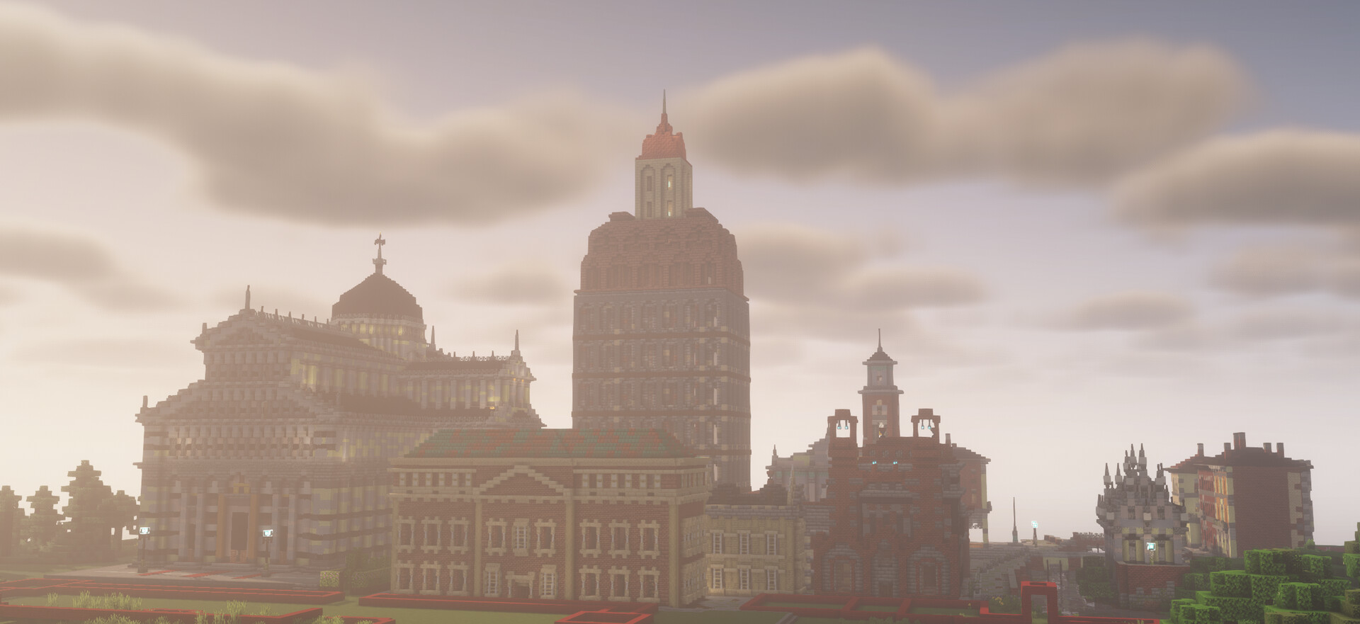 Continental - A multipurpose and modular Art Déco building Minecraft Map