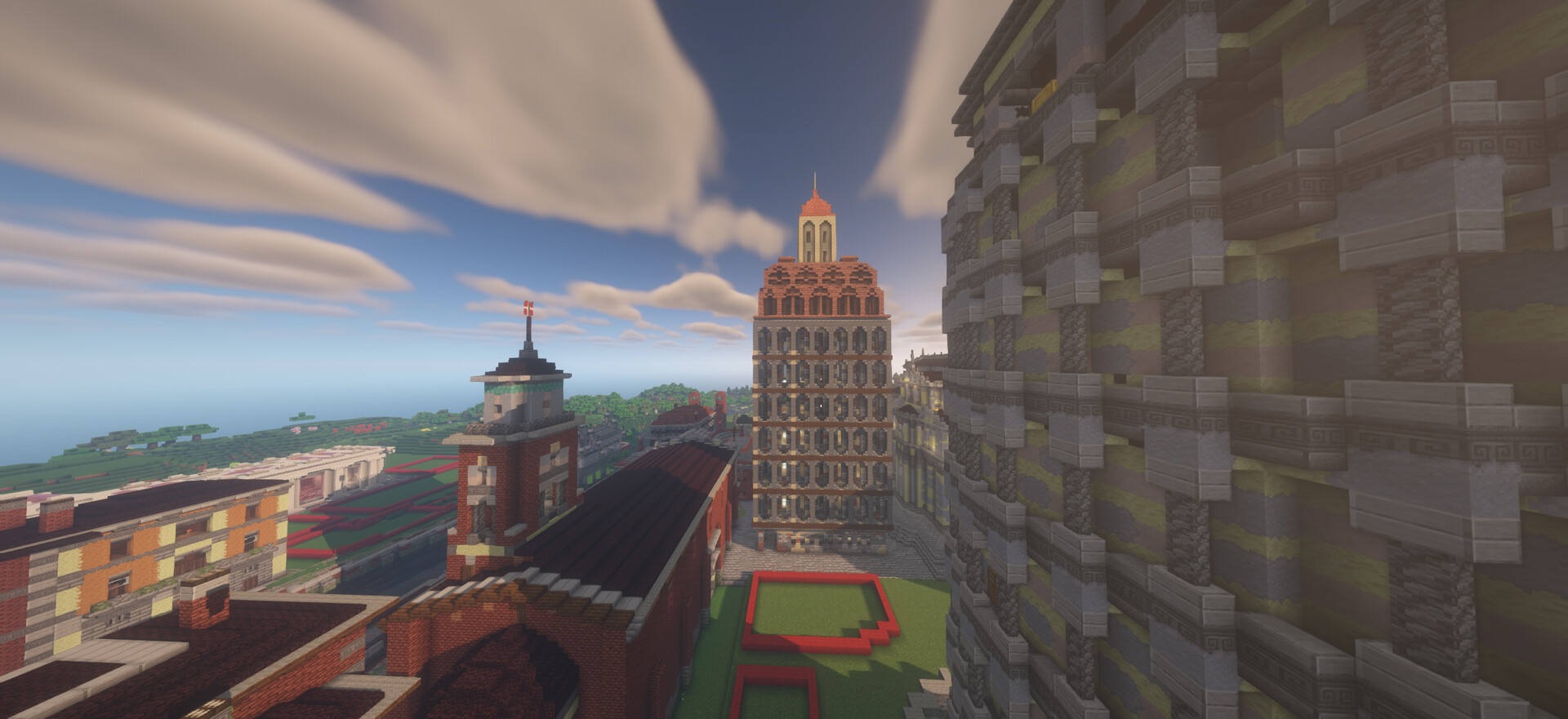 Continental - A multipurpose and modular Art Déco building Minecraft Map