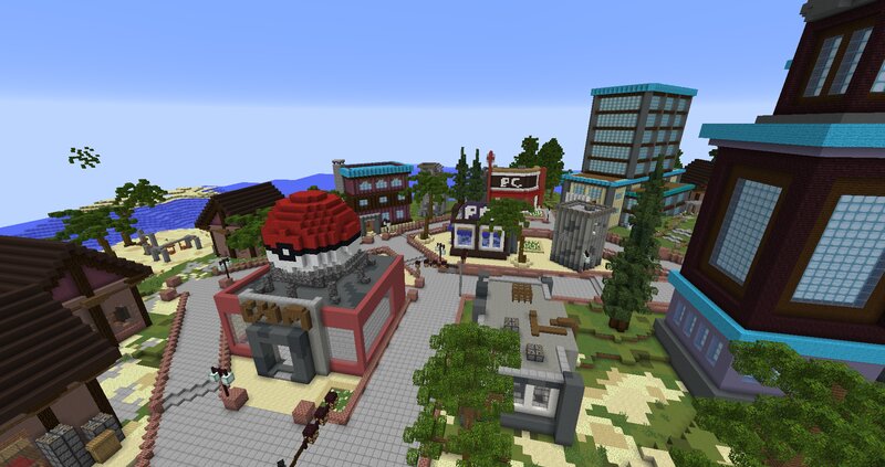 LARGE POKEMON ADVENTURE MAP Minecraft Map