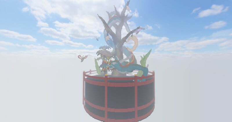 Traditional Japanese Dragon Minecraft Map