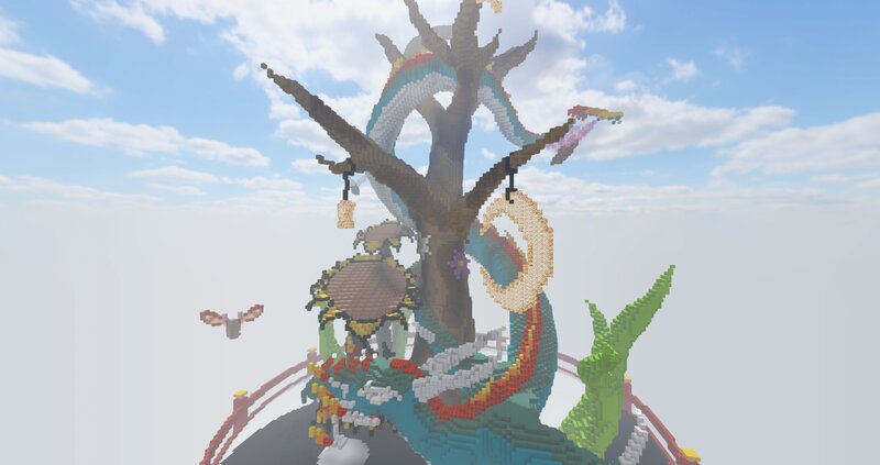 Traditional Japanese Dragon Minecraft Map