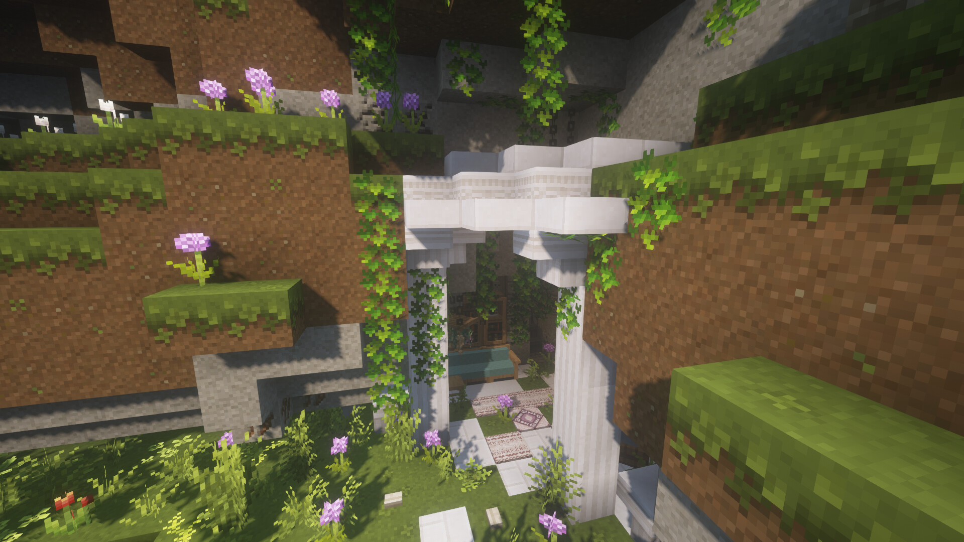 home in a ruin Minecraft Map