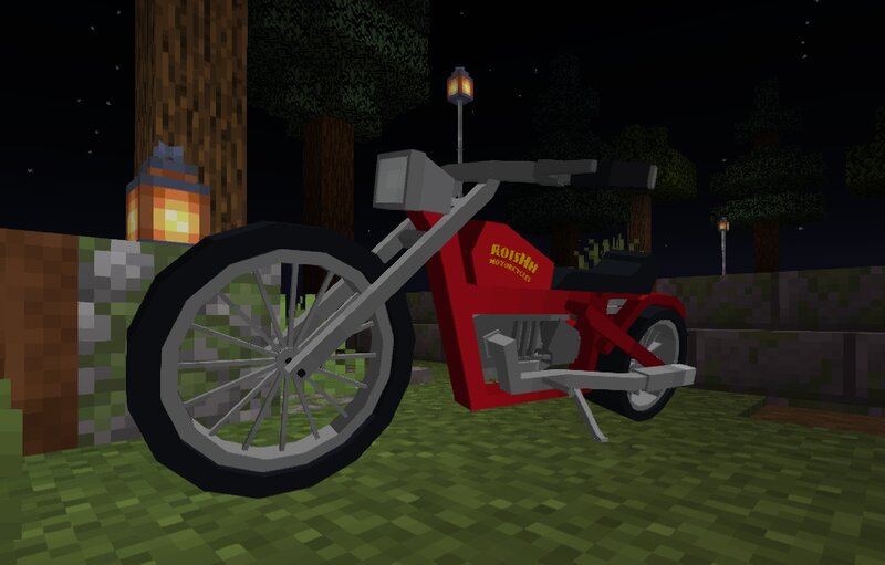 Working motorcycle Minecraft Map