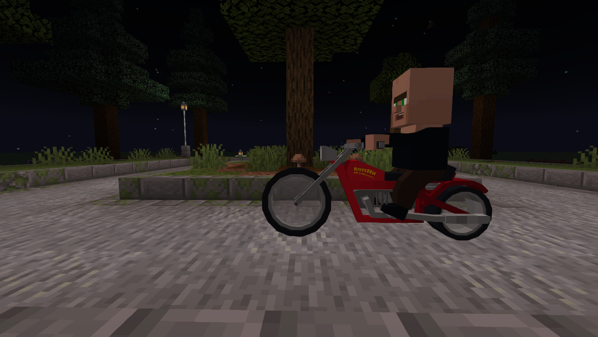 Working motorcycle Minecraft Map