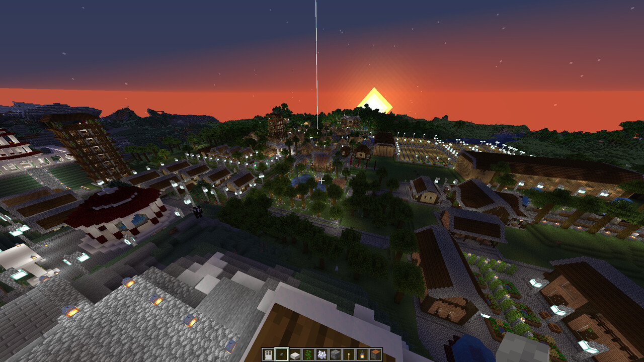 Custom Survival Village / City Minecraft Map