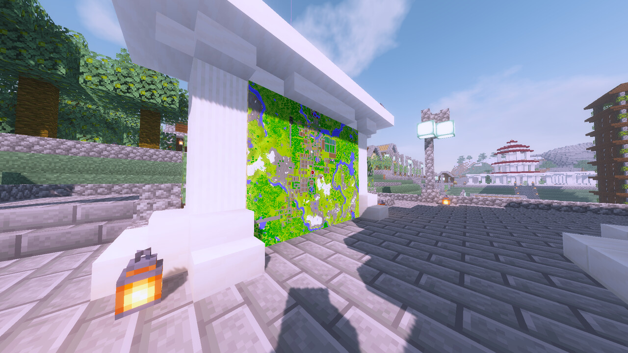 Custom Survival Village / City Minecraft Map