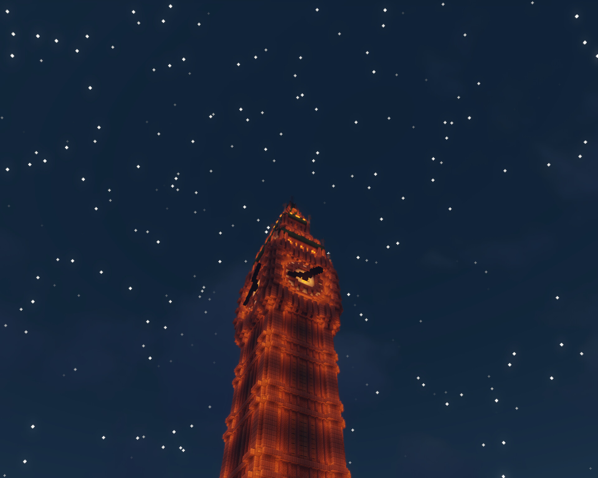 Elisabeth tower aka big ben Minecraft Map