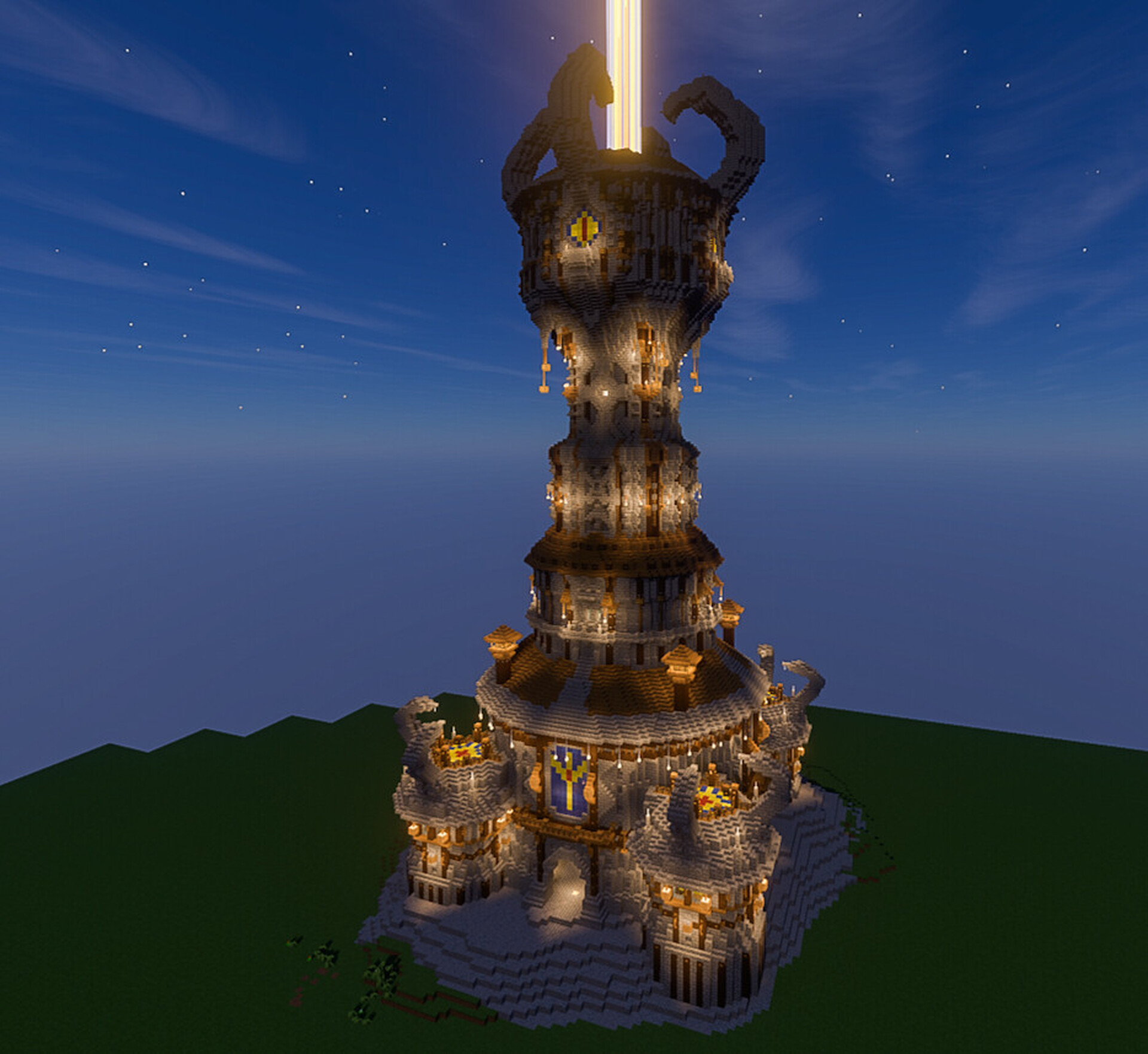 The Mighty Tower of All Above Minecraft Map