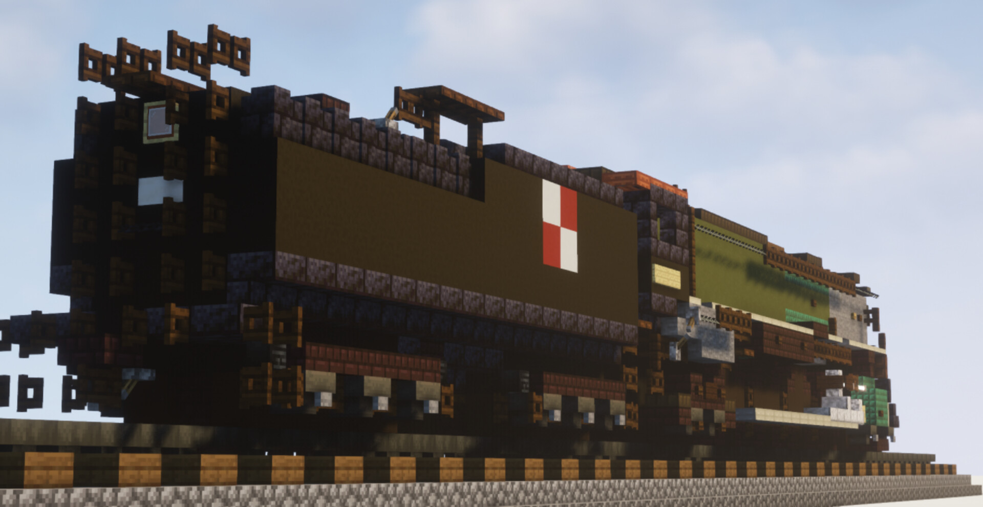 1.5:1 Scale Great Northern S2 #2584 Steam Locomotive Minecraft Map