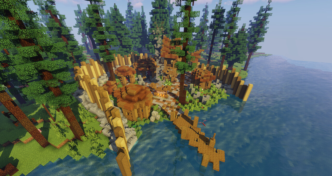 Bandit Outpost - Time-Lapse Minecraft Map
