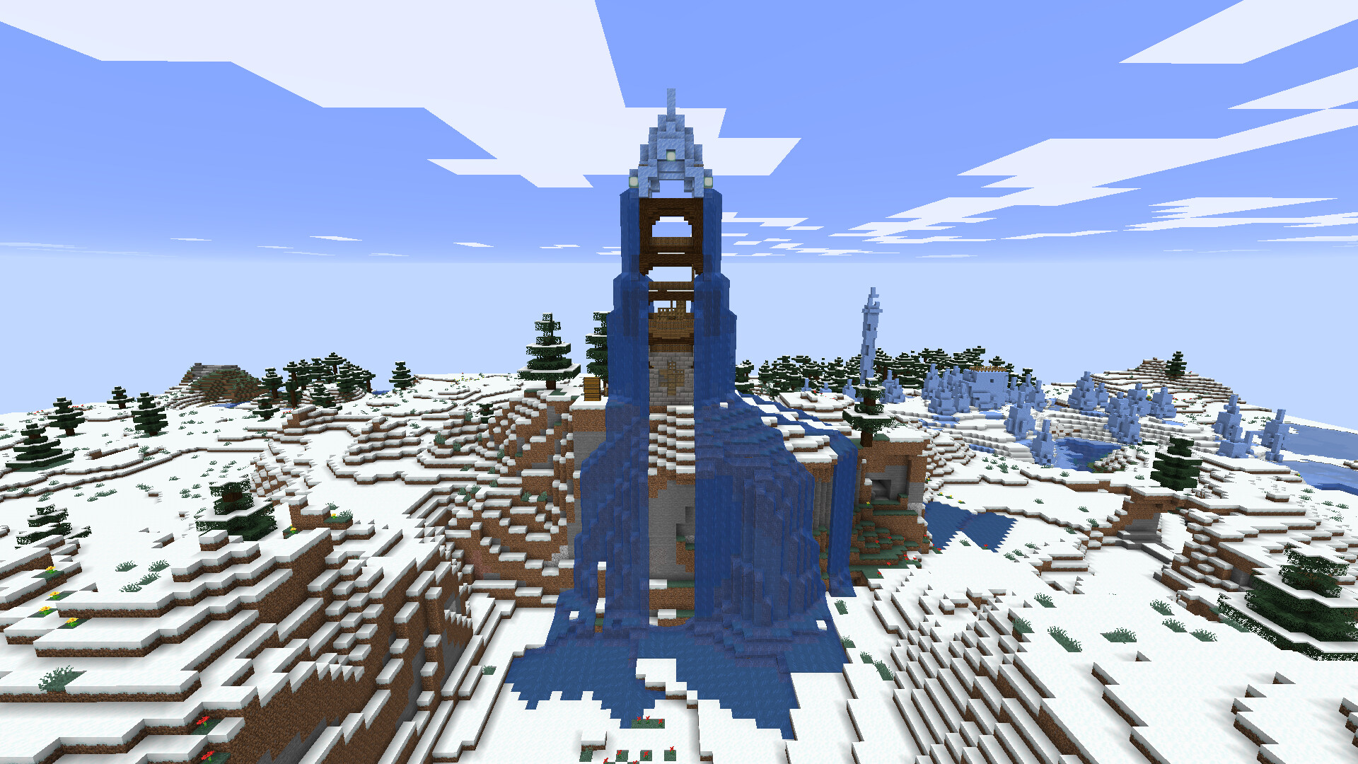 Ice Drip Tower Minecraft Map