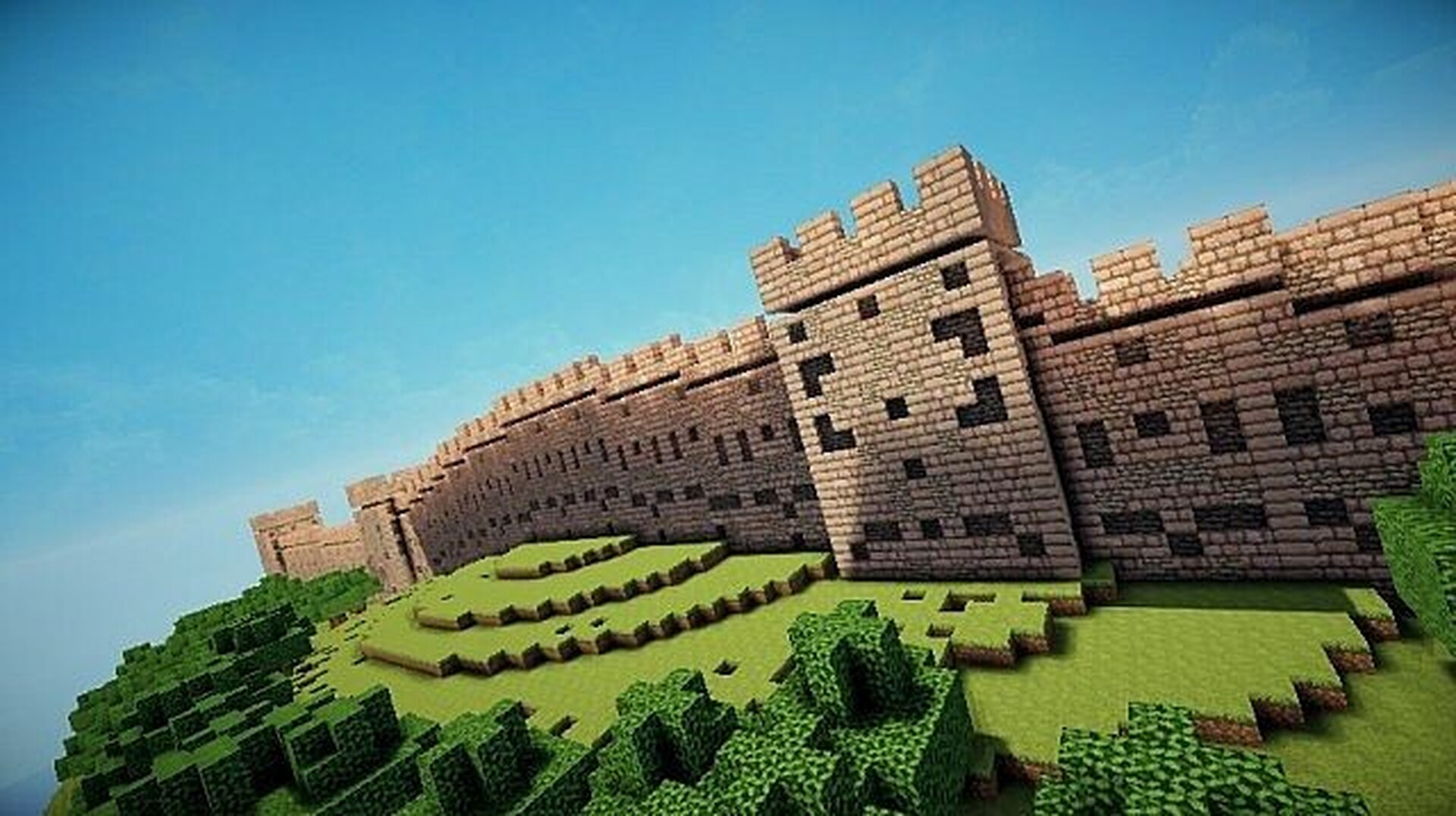 Wall of china Minecraft Map
