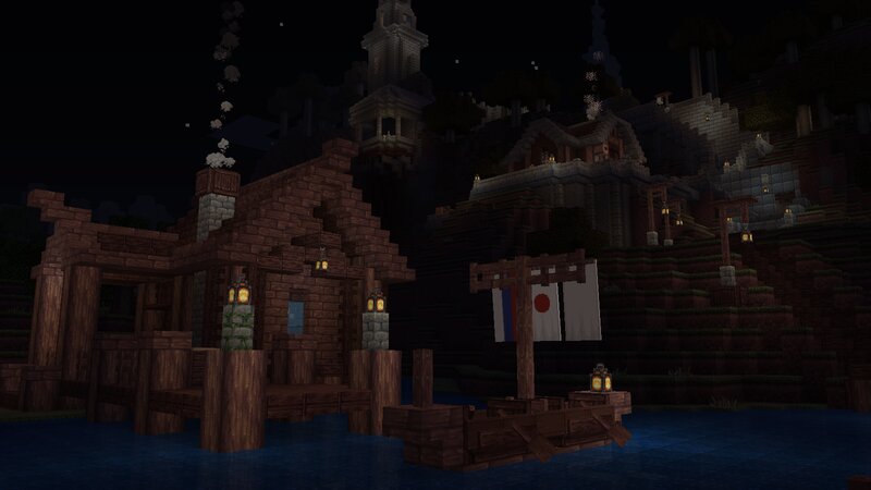 Detailed Medieval City Minecraft Map