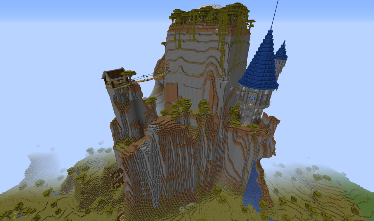 Freefall jump parcour Minecraft Map