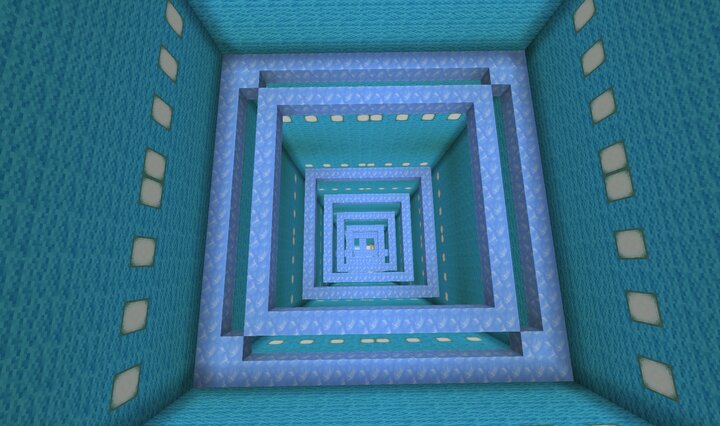 Freefall jump parcour Minecraft Map