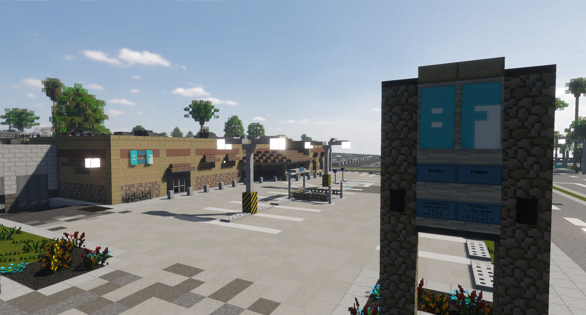 Bloky Foods Grocery Store - Greenfield Project Minecraft Map