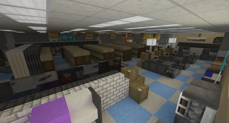 Bloky Foods Grocery Store - Greenfield Project Minecraft Map