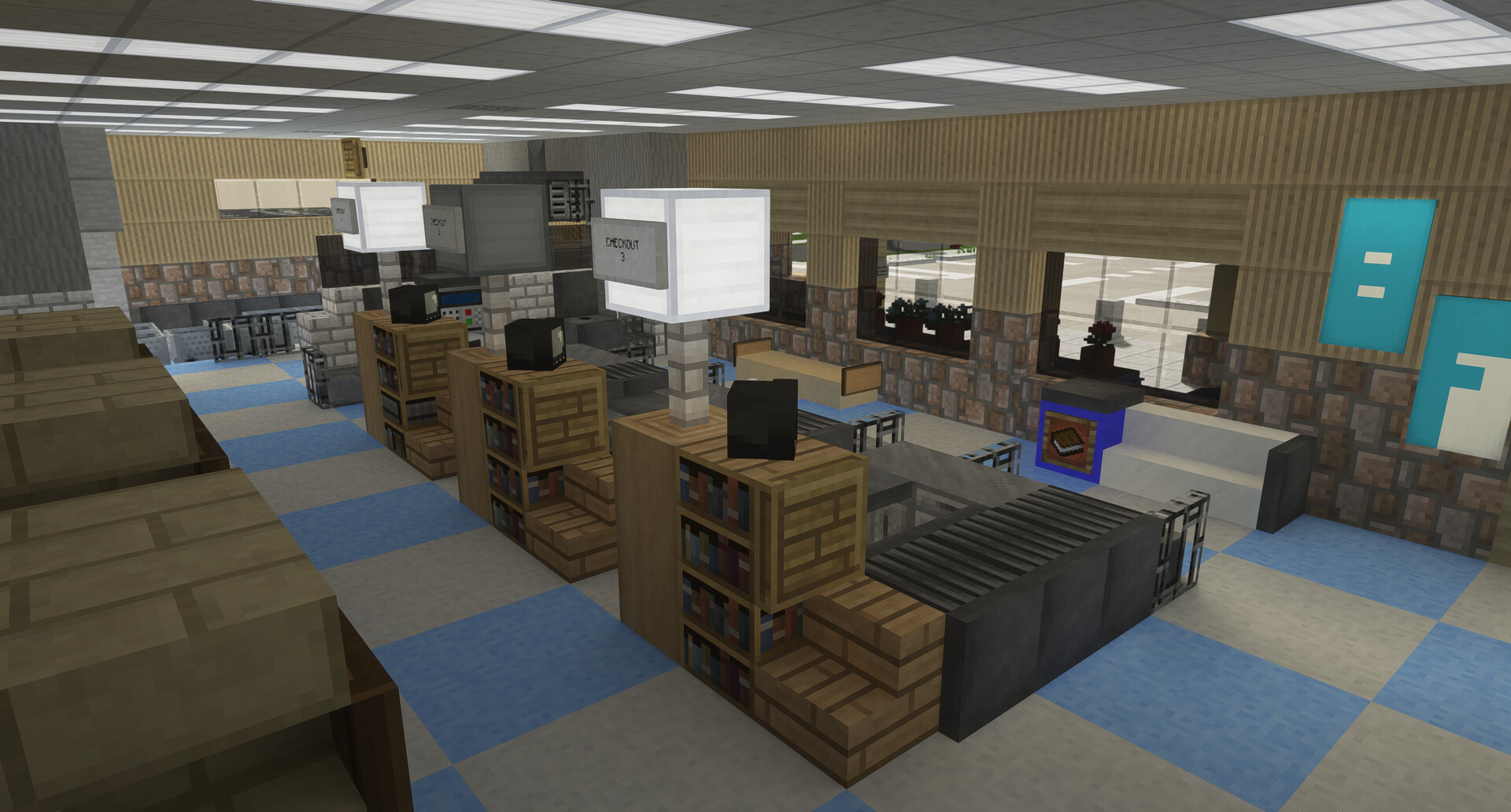 Bloky Foods Grocery Store - Greenfield Project Minecraft Map