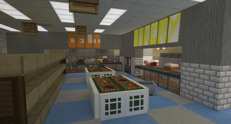 Bloky Foods Grocery Store - Greenfield Project Minecraft Map