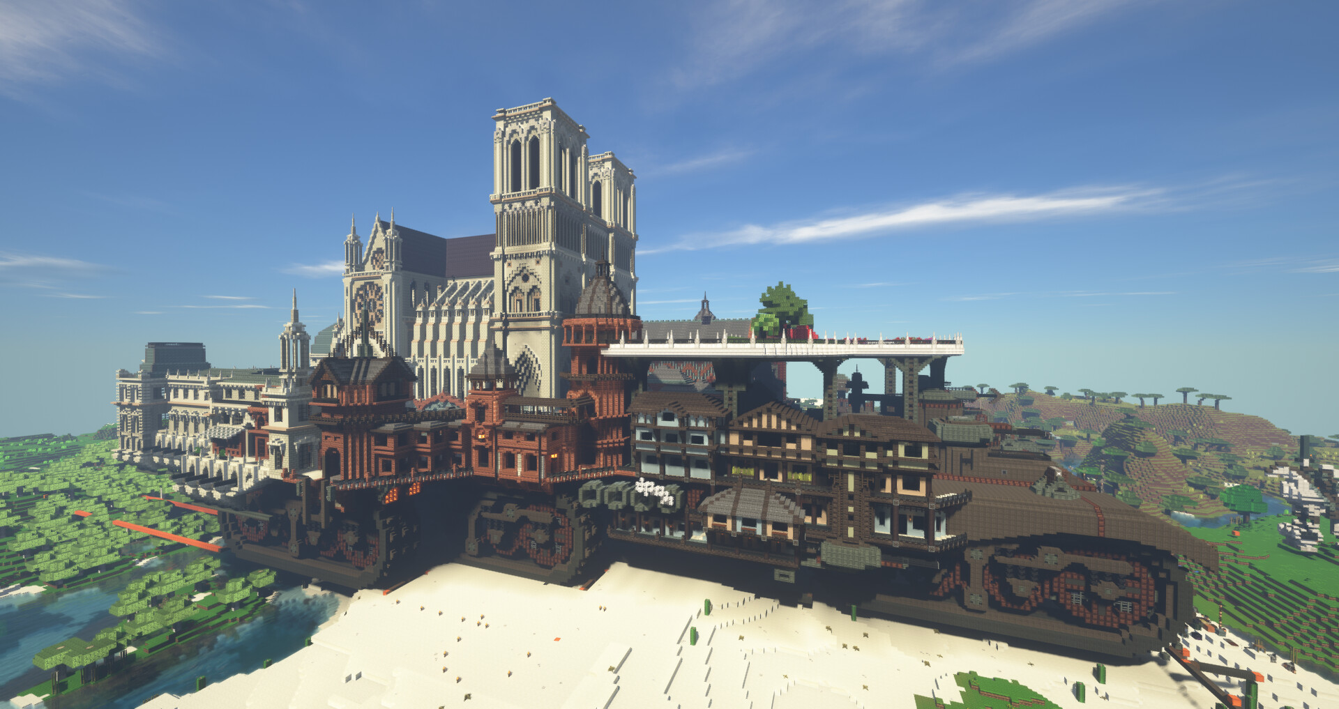 Traction City Paris Minecraft Map
