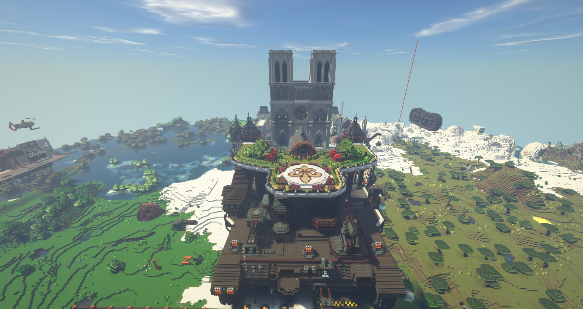 Traction City Paris Minecraft Map