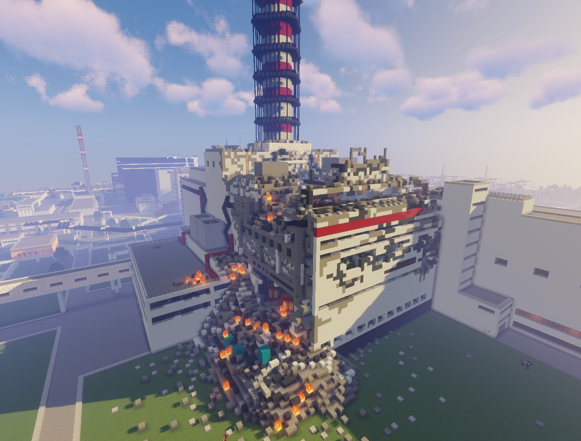 Chernobyl Nuclear Power Station 1986 [Broken in 1.17] Minecraft Map