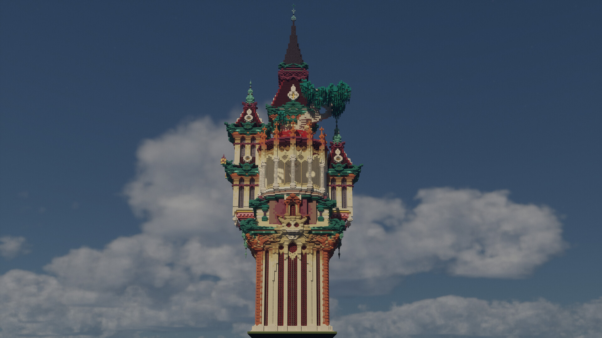Gothic-Oriental Tower Minecraft Map