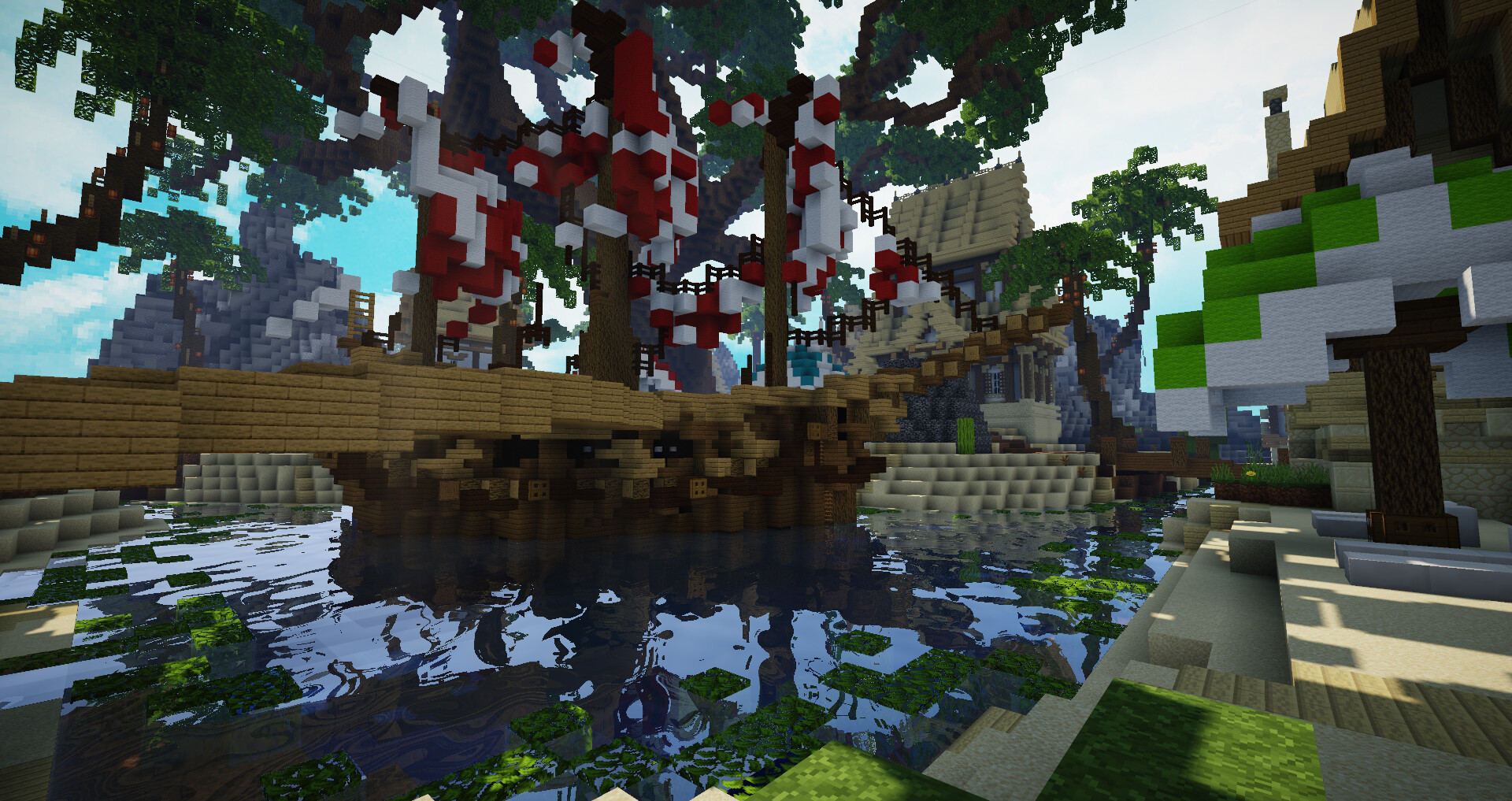 HCF Spawn + Road - Summer Theme Minecraft Map