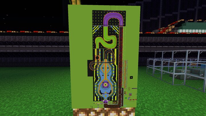 Mariokart DS waluigi pinball Minecraft Map