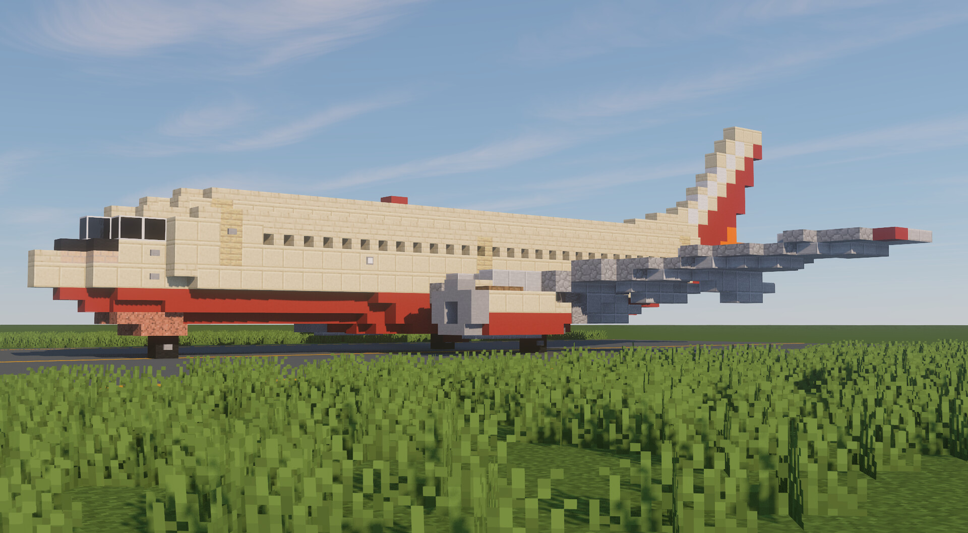 Boeing 737-300 DOWNLOAD Minecraft Map
