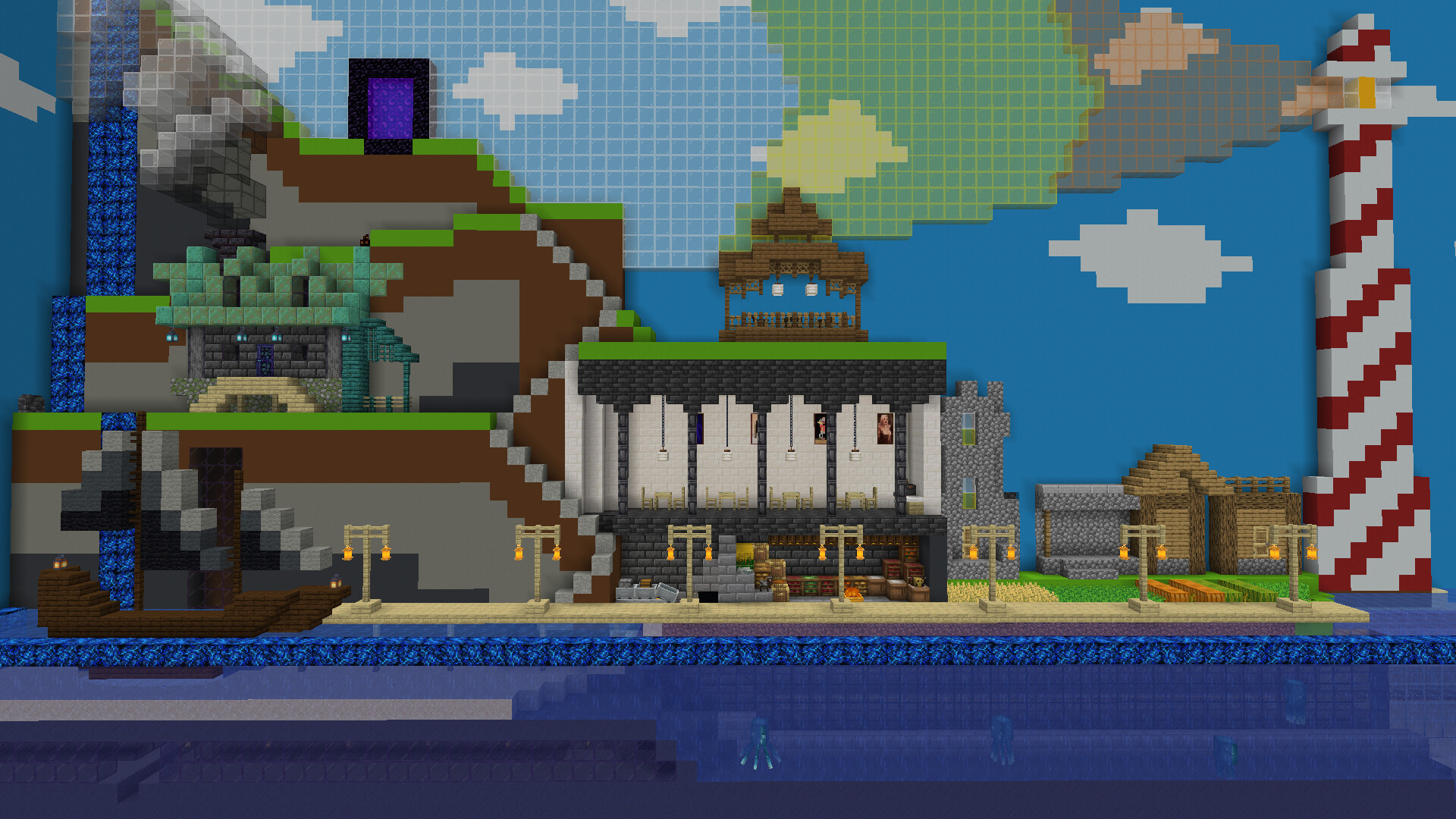 Waterfront Mural Minecraft Map