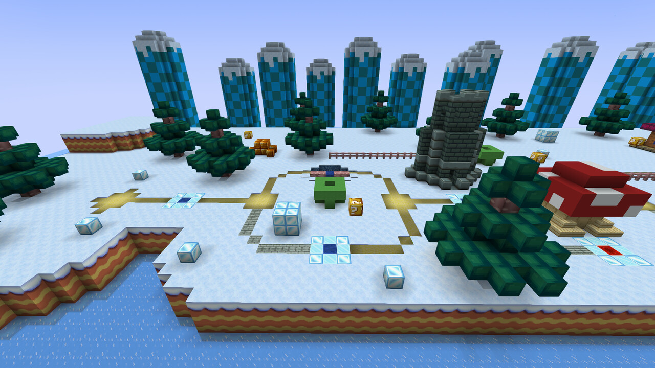 World 5 (New Super Mario Bros.) Minecraft Map