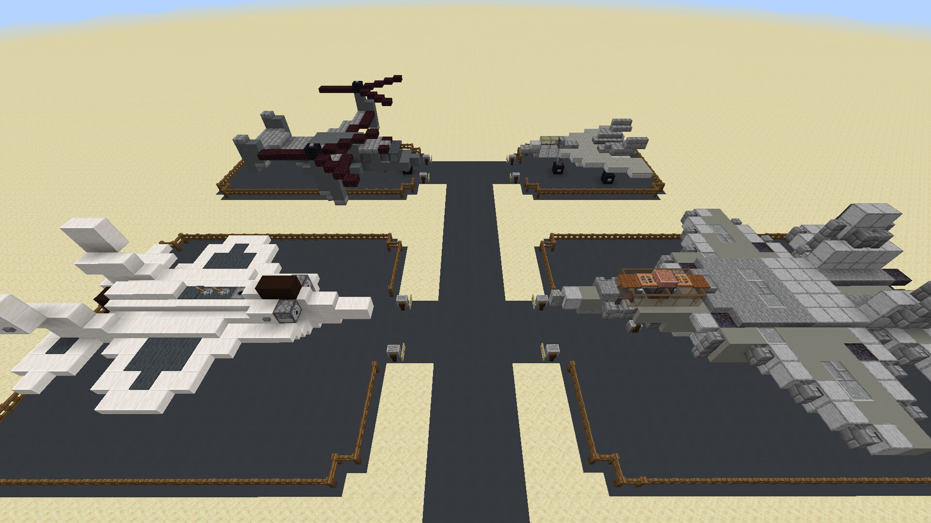 7 Military Planes (Map Download) Minecraft Map