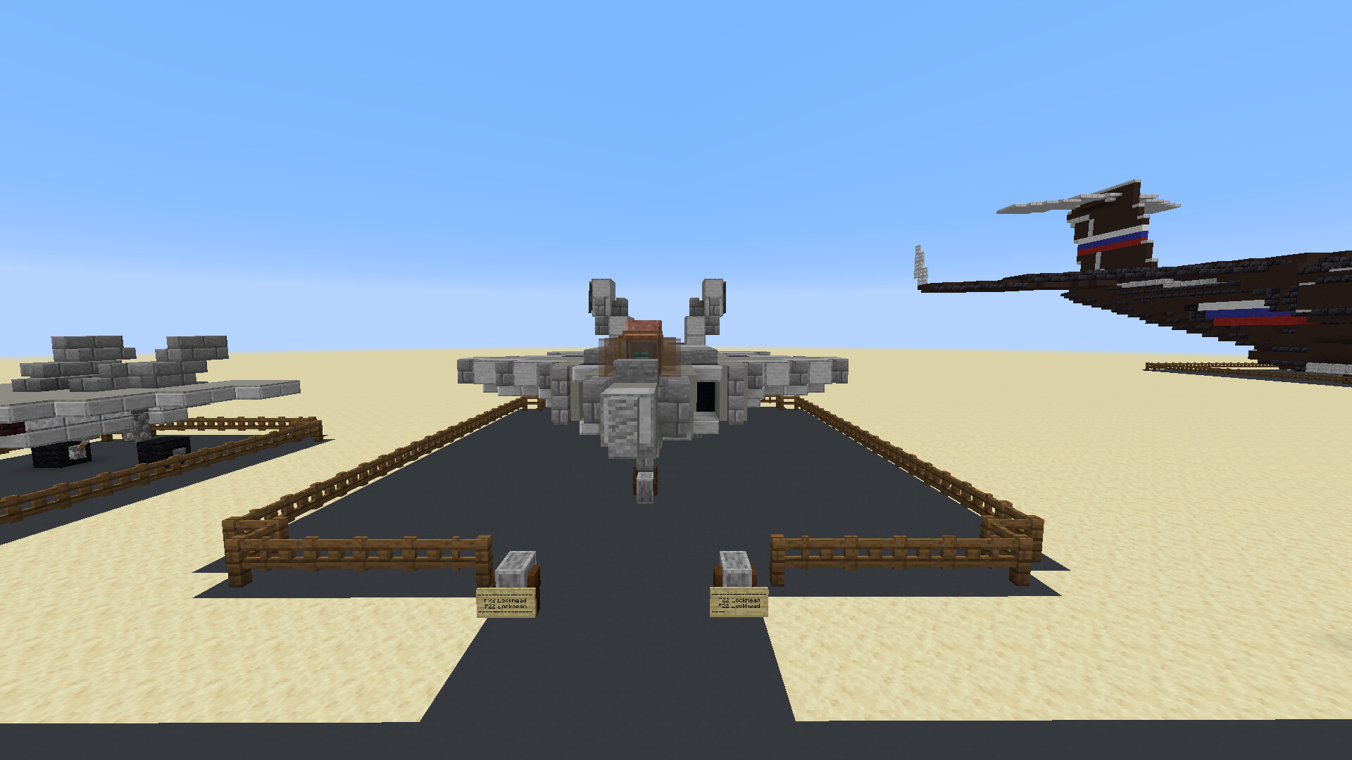 7 Military Planes (Map Download) Minecraft Map