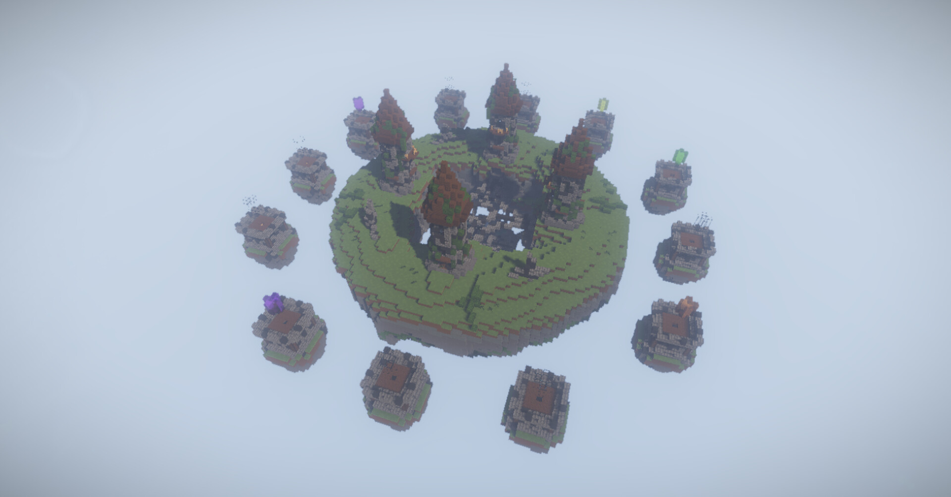 Mapa de SkyWars - Towers Minecraft Map