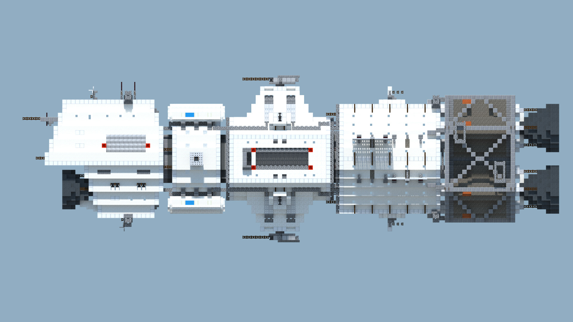 Realistic Space Cruiser (+Timelapse) Minecraft Map