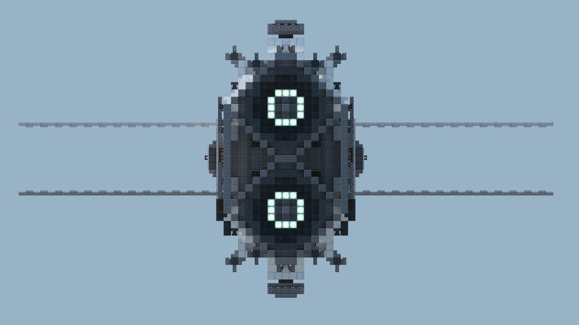 Realistic Space Cruiser (+Timelapse) Minecraft Map