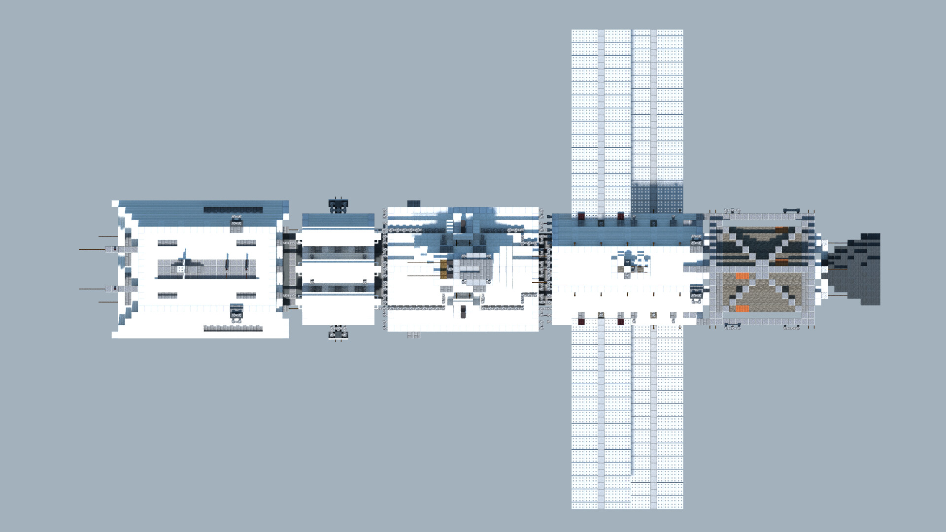 Realistic Space Cruiser (+Timelapse) Minecraft Map