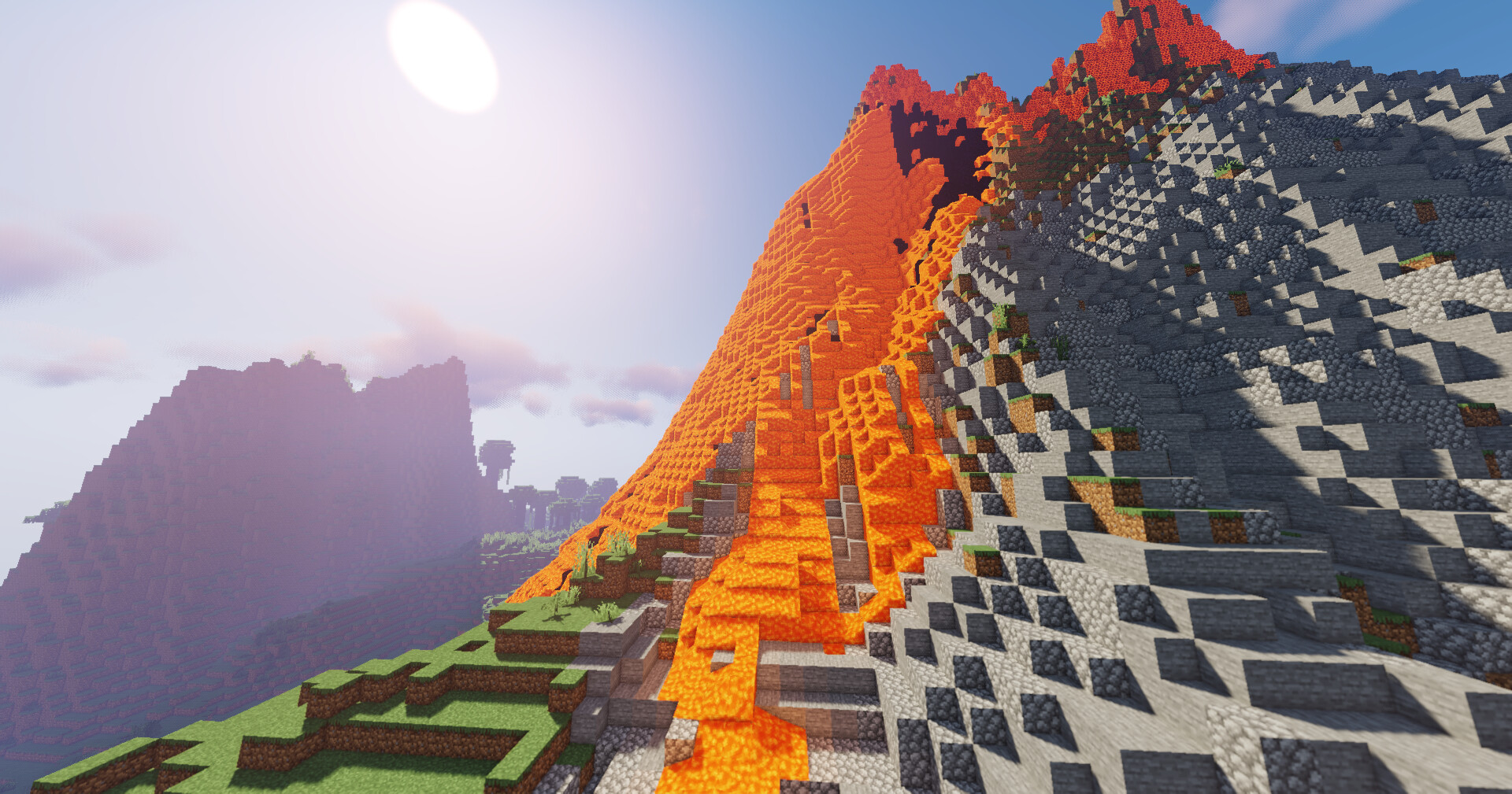 Tropical Volcano Island Minecraft Map