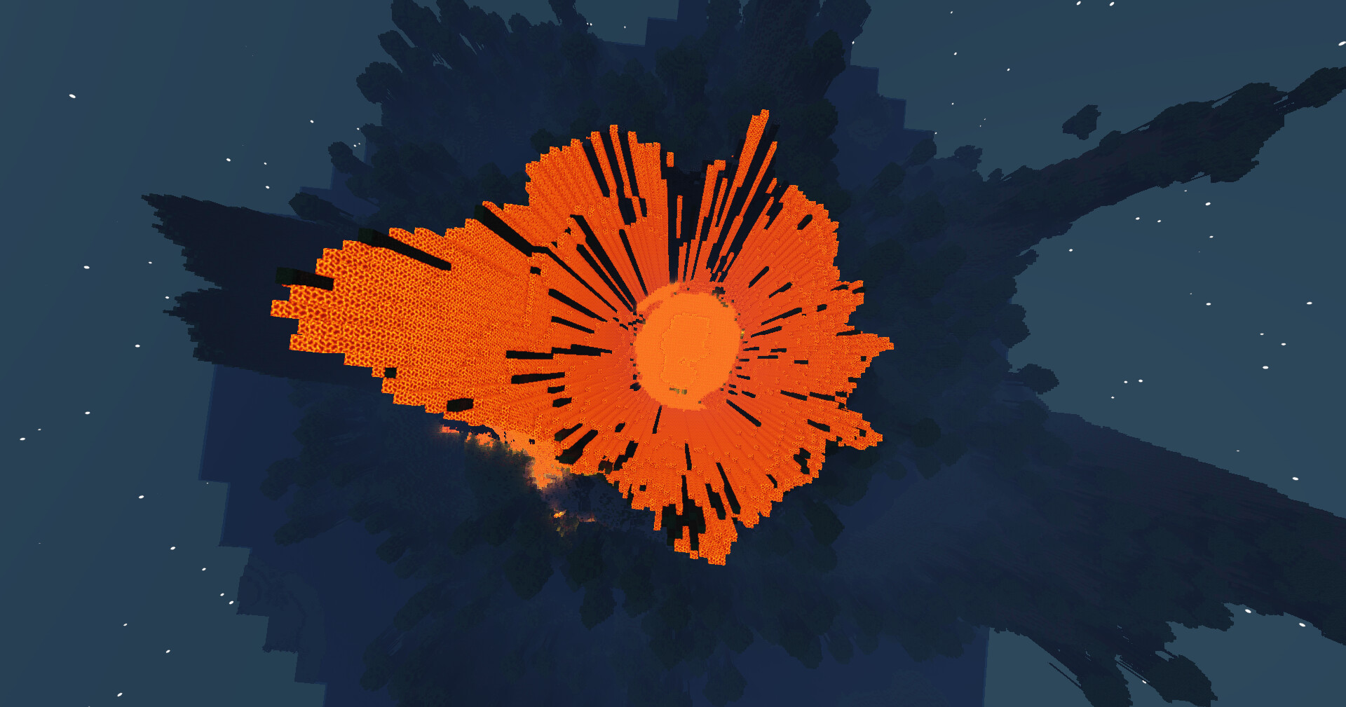 Tropical Volcano Island Minecraft Map