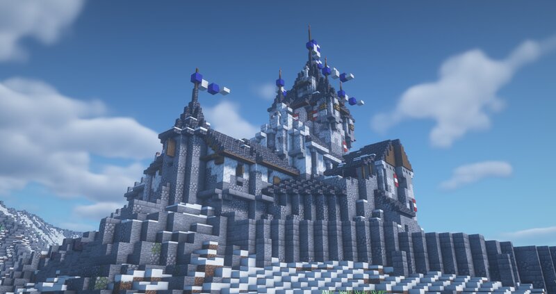 Kaiserburg Hoch Bernstein Minecraft Map