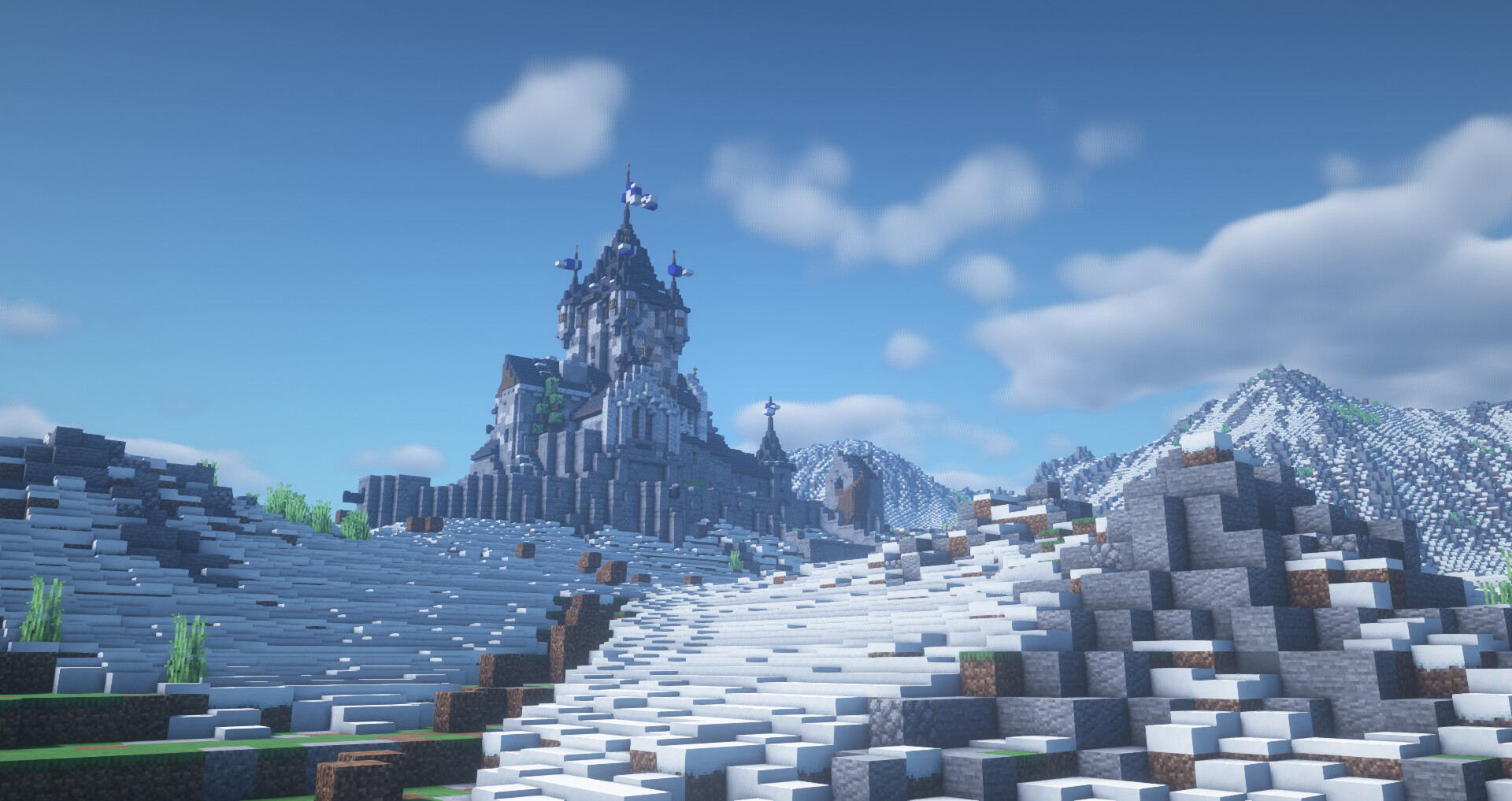 Kaiserburg Hoch Bernstein Minecraft Map