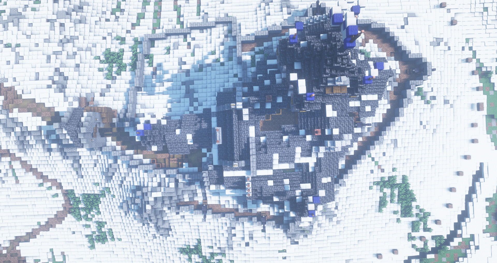 Kaiserburg Hoch Bernstein Minecraft Map