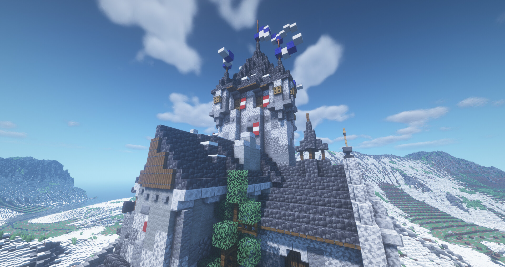 Kaiserburg Hoch Bernstein Minecraft Map