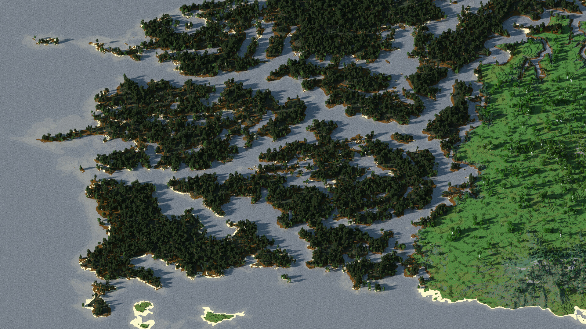 RPG World - 16000x16000 [WorldPainter] Minecraft Map