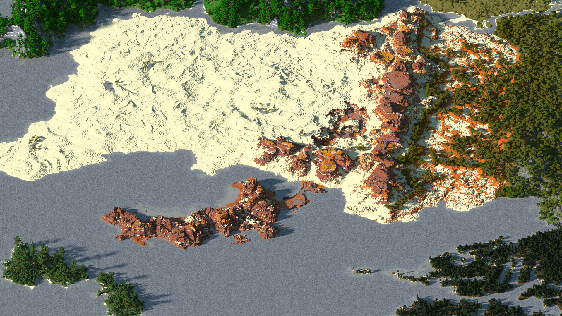 RPG World - 16000x16000 [WorldPainter] Minecraft Map